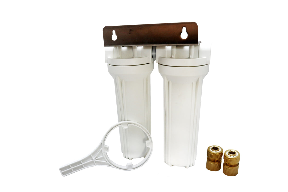 High Flow Traveller Twin External Caravan RV or Camper Filter System ...